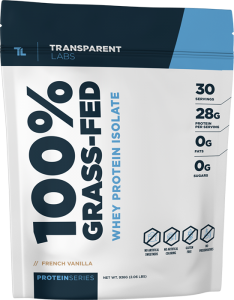 Transparent Labs Grass-Fed 100% Whey Protein Isolate